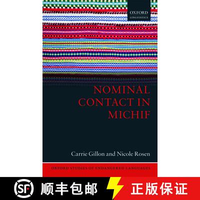 【3-4周达】精装 Nominal Contact in Michif [9780198795339]