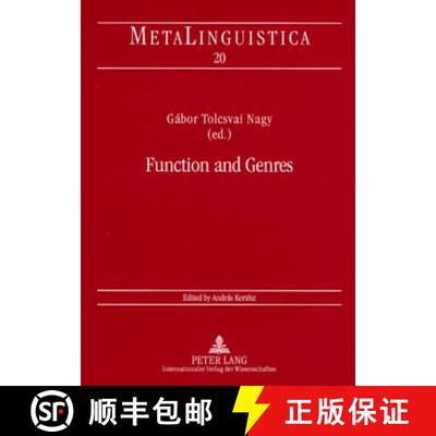 【3-4周达】Function and Genres : Studies on the Linguistic Features of Discourse Types [9783631561997]