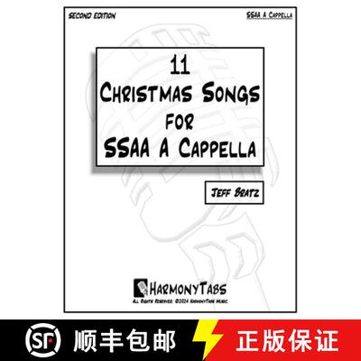 【3-4周达】11 Christmas Songs for SSAA A Cappella: Second Edition [9781961735101]