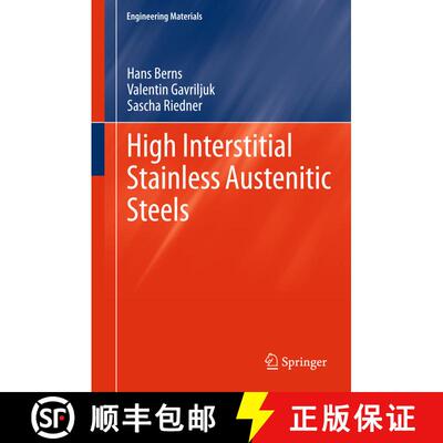 【3-4周达】精装 High Interstitial Stainless Austenitic Steels [9783642337000]