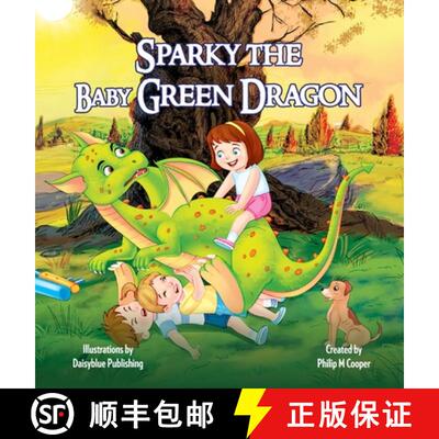 【3-4周达】精装 Sparky the  Baby Green Dragon [9781036968533]