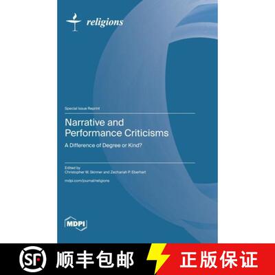 【3-4周达】精装 Narrative and Performance Criticisms: A Difference of Degree or Kind? [9783725866380]