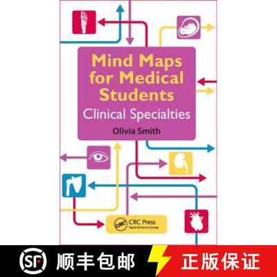 【3-4周达】精装 Mind Maps for Medical Students Clinical Specialties: Clinical Specialties [9781138102026]