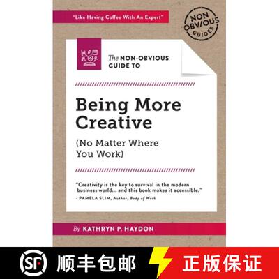【3-4周达】The Non-Obvious Guide to Being More Creative [9781940858920]