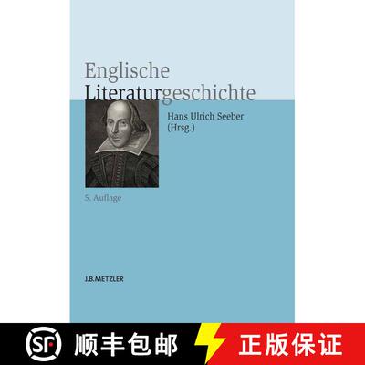 【3-4周达】精装 Englische Literaturgeschichte (5., aktualisierte und erweiterte Auflage) [9783476024213]