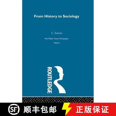 【3-4周达】精装 From Hist To Sociology V1: Transition in German Historical Thinking [9780415174527]
