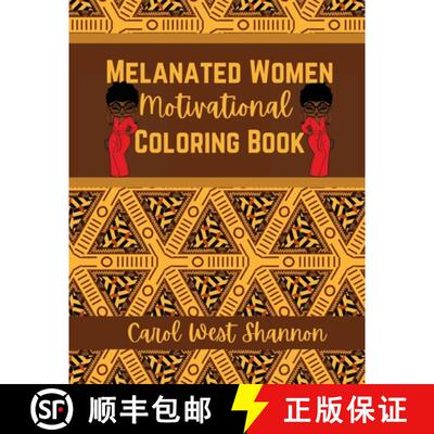 【3-4周达】Melanated Women Motivated Coloring Book [9781716040528]