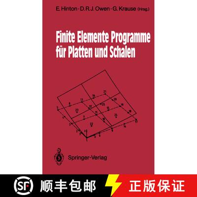 【3-4周达】Finite Elemente Programme für Platten und Schalen [9783540515463]