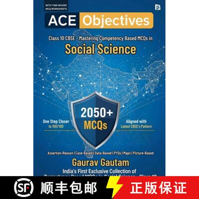 【3-4周达】Ace Objectives - Class 10 CBSE: Mastering Competency-Based MCQs in Social Science [9788199040816]