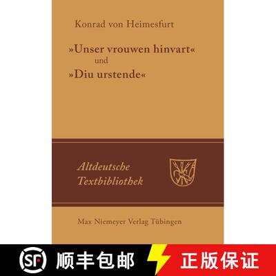 【3-4周达】Unser vrouwen hinfart und Diu Urstende [9783484201996]