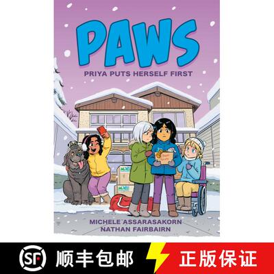 【3-4周达】精装 PAWS: Priya Puts Herself First: A Graphic Novel [9780593351963]