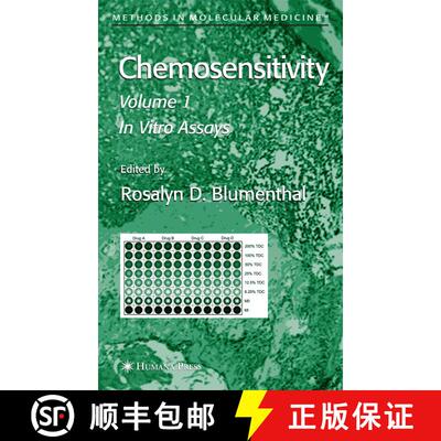 【3-4周达】精装 Chemosensitivity: Volume I: In Vitro Assays - Chemosensitivity In Vitro Assays [9781588293459]