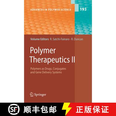【3-4周达】Polymer Therapeutics II : Polymers as Drugs, Conjugates and Gene Delivery Sytems [9783642067198]