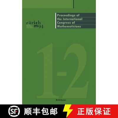 【3-4周达】Proceedings of the International Congress of Mathematicians: August 3–11, 1994 Zürich, S... [9783034898973]