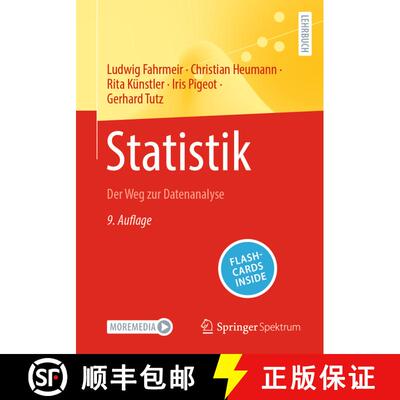 【3-4周达】Statistik: Der Weg zur Datenanalyse (9., überarb. u. erg. Auflage 2023) [9783662675250]
