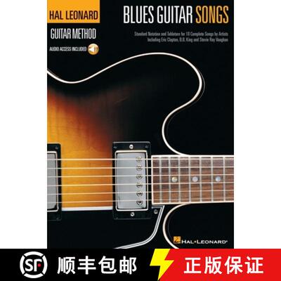 【3-4周达】Blues Guitar Songs - Hal Leonard Guitar Method Book/Online Audio [9781423417767]