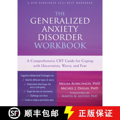 【3-4周达】The Generalized Anxiety Disorder Workbook : A Comprehensive CBT Guide for Coping with Unce... [9781626251519]