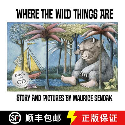 【3-4周达】Where The Wild Things Are : Book and CD [9781782955030]