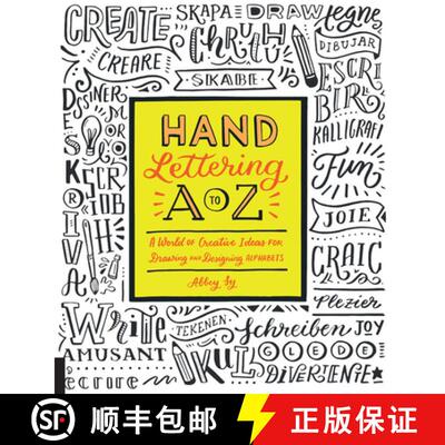 【3-4周达】Hand Lettering A to Z: A World of Creative Ideas for Drawing and Designing Alphabets [9781631592829]