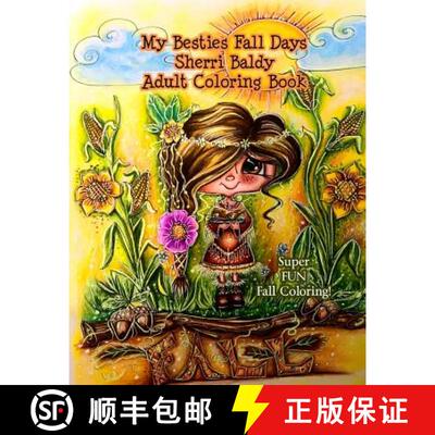 【3-4周达】My Besties Fall Days Sherri Baldy Adult Coloring Book [9781945731549]