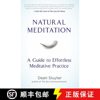【3-4周达】Natural Meditation: A Guide to Effortless Meditative Practice [9780399171413]