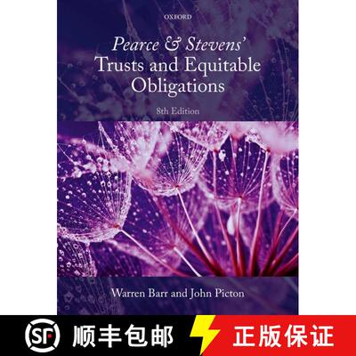 【3-4周达】Pearce & Stevens' Trusts and Equitable Obligations [9780198867494]
