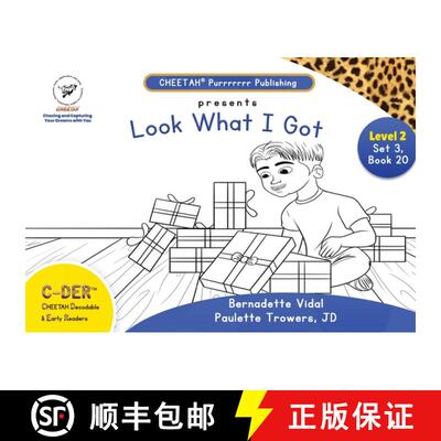 【3-4周达】CDER (CHEETAH Decodable Early Readers), Set 3, Book 20, Look What I Got! [9798330329625]