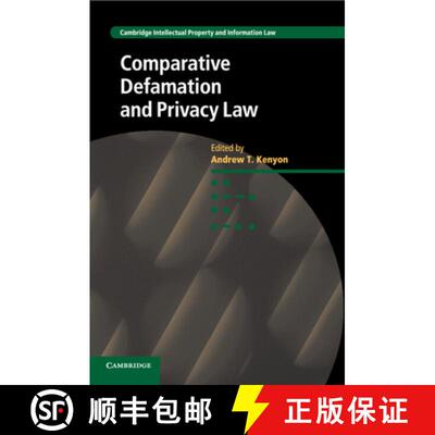 【3-4周达】Comparative Defamation and Privacy Law: - Comparative Defamation and Privacy Law [9781107559189]