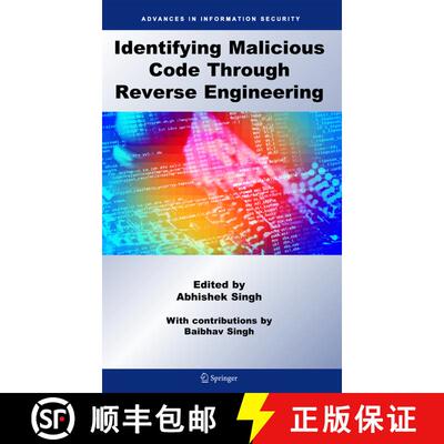 【3-4周达】精装 Identifying Malicious Code Through Reverse Engineering [9780387098241]