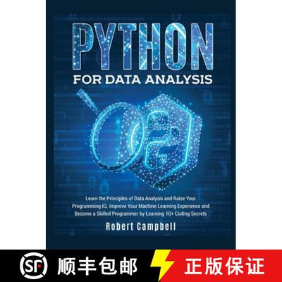 【3-4周达】精装 Python for Data Analysis: Learn the Principles of Data Analysis and Raise Your Progra... [9781803064420]