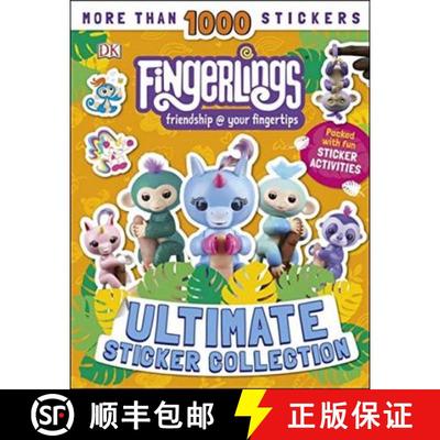 【3-4周达】Fingerlings Ultimate Sticker Collection: With more than 1000 stickers [9780241377963]
