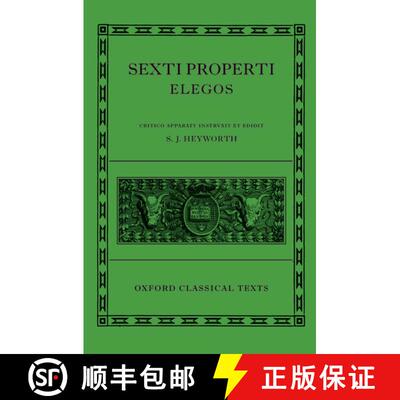 【3-4周达】精装 Sexti Properti Elegi [9780198146742]