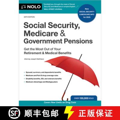 【3-4周达】Social Security, Medicare & Government Pensions: Get the Most Out of Your Retirement and M... [9781413332254]