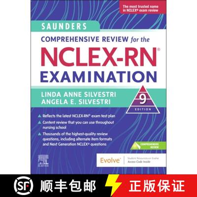 【3-4周达】Saunders Comprehensive Review for the NCLEX-RN (R) Examination [9780323795302]