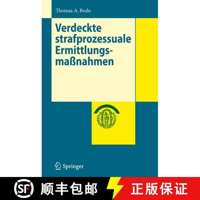 【3-4周达】Verdeckte strafprozessuale Ermittlungsmassnahmen [9783642326608]