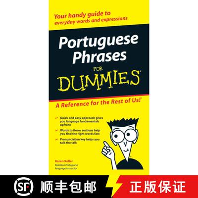 【3-4周达】Portuguese Phrases For Dummies [Wiley外语] [9780470037508]
