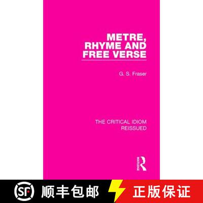 【3-4周达】精装 METRE, RHYME AND FREE VERSE (RLE, T [9781138241923]