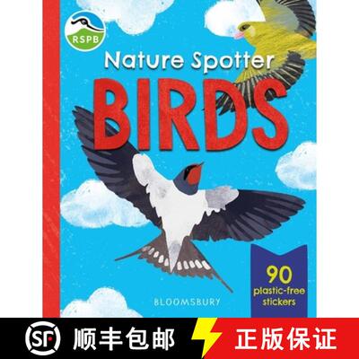 【3-4周达】RSPB Nature Spotter: Birds : A pocket-sized sticker guidebook to over 60 British birds [9781526688729]