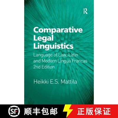 【3-4周达】Comparative Legal Linguistics : Language of Law, Latin and Modern Lingua Francas [9781138255593]