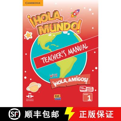 【3-4周达】¡Hola, Mundo!, ¡Hola, Amigos! Level 1 Teacher's Manual Plus Eleteca [9788491790648]