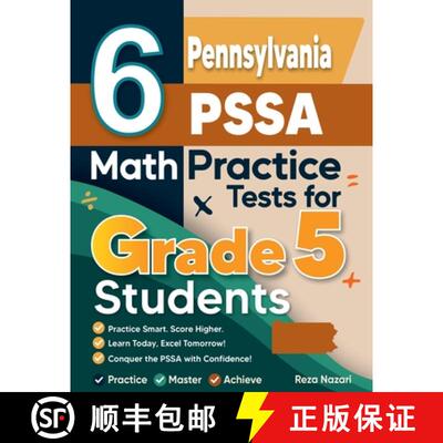 【3-4周达】6 Pennsylvania PSSA Grade 5 Math Practice Tests: A Complete Guide to Building Math Mastery... [9798903501984]