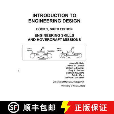 【3-4周达】Introduction to Engineering Design: Book 9, 6th Edition: Engineering Skills and Hovercraft... [9781935673071]
