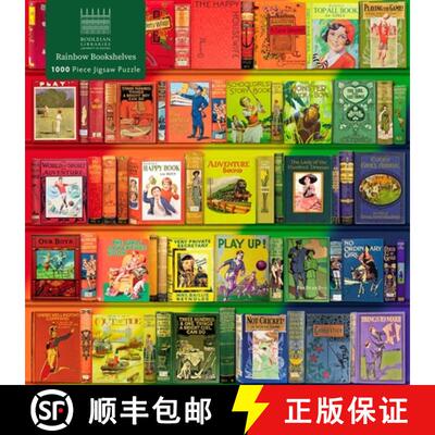 【3-4周达】Adult Jigsaw Puzzle Bodleian Libraries: Rainbow Bookshelves: 1000-Piece Jigsaw Puzzles [9781804172087]