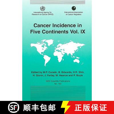 【3-4周达】精装 Cancer Incidence in Five Continents [9789283221609]