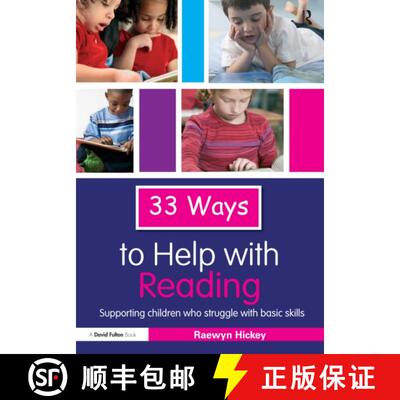 【3-4周达】精装 33 Ways to Help with Reading: Supporting Children Who Struggle with Basic Skills [9781138178335]