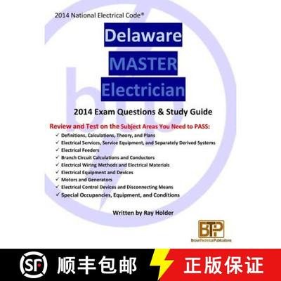 【3-4周达】Delaware 2014 Master Electrician Study Guide [9781945660290]