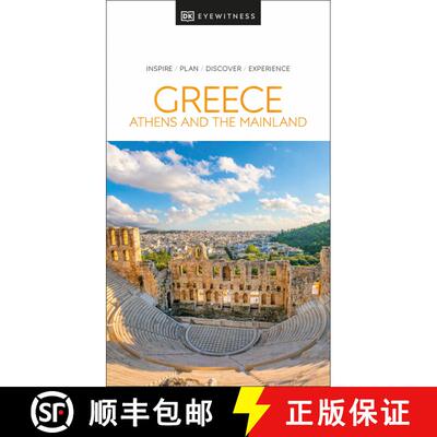 【3-4周达】DK Eyewitness Greece, Athens and the Mainland [9780241664285]