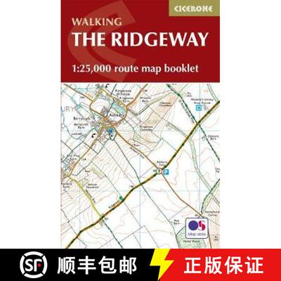 【3-4周达】Ridgeway Map Booklet: 1:25,000 OS Route Mapping [9781852849351]