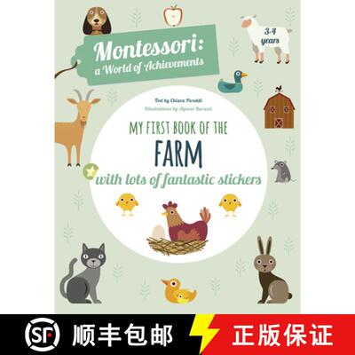 【3-4周达】My First Book of the Farm: Montessori a World of Achievements [9788854412361]