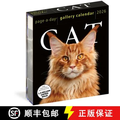 【3-4周达】Cat Page-A-Day(r) Gallery Calendar 2026: A Delightful Gallery of Cats for Your Desktop [9781523531295]